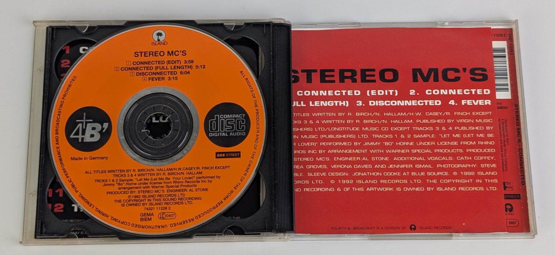 Stereo MC's - Connected (CD, Album, 1992) Top (Gebraucht) in Zürich für ...