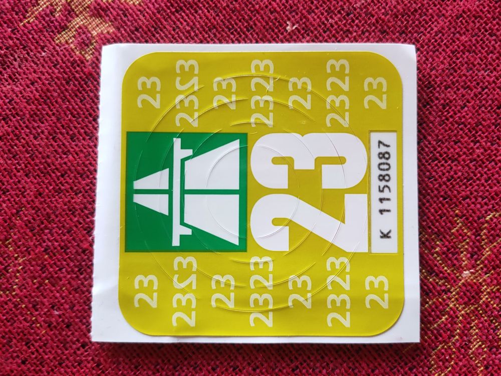 Autobahn Vignette 2023 ink. Porto A Post | Kaufen auf Ricardo