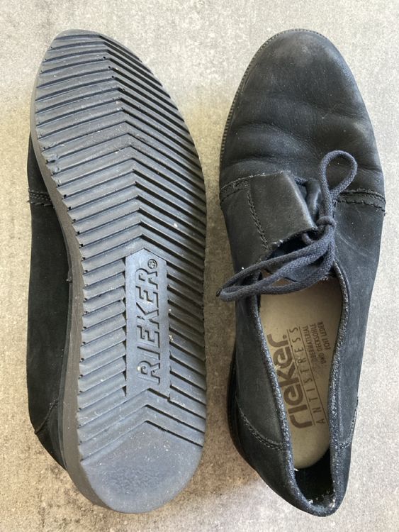RIEKER Antistress Halbschuhe Gr. 38 schwarz | Kaufen auf Ricardo