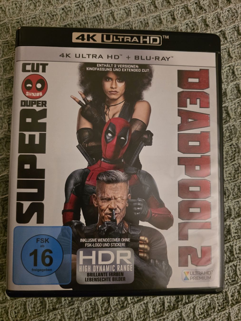 Deadpool 2 - 4K UltraHD + Blu-ray (Gebraucht) in Ellikon a d Thur für CHF 12.9 – mit Lieferung ...