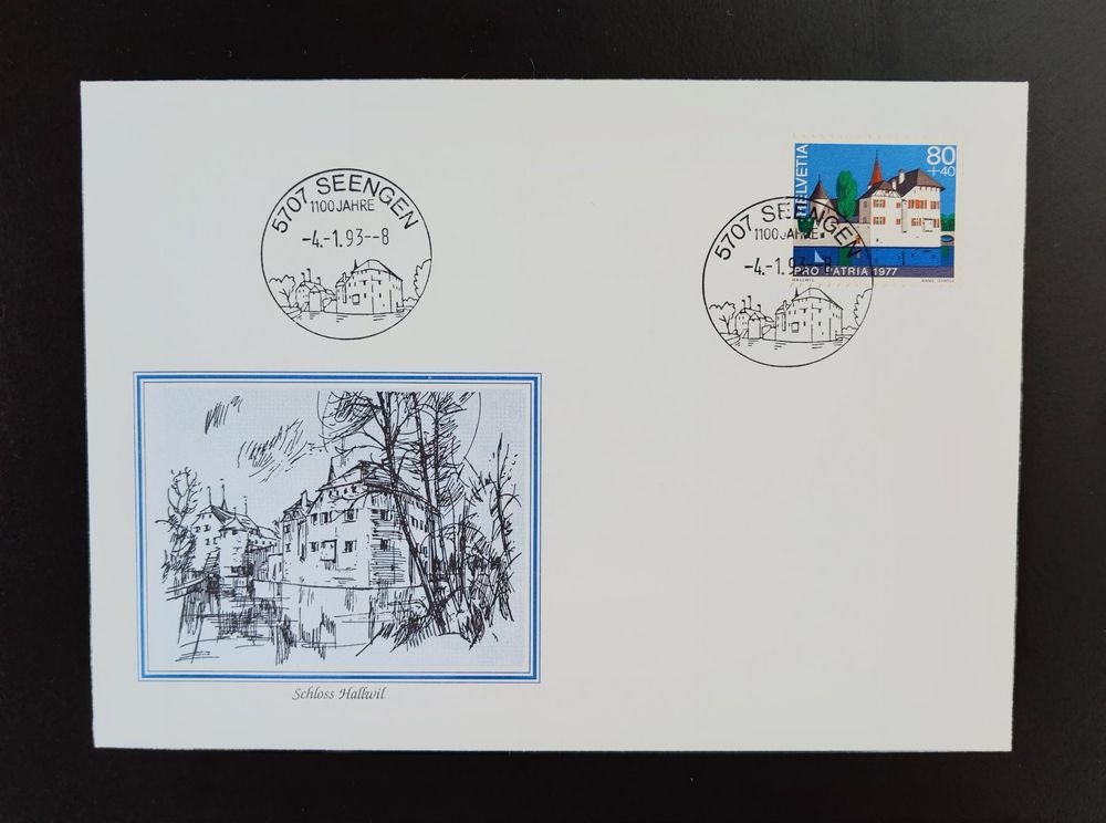 Couvert 1100 Jahre 5707 Seengen (Gebraucht) in Lenzburg für CHF 1.5 – mit Lieferung auf Ricardo ...