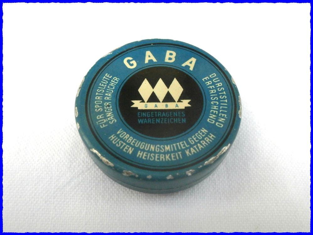 alte Blechdose "GABA" - 50er-Jahre - klein | Kaufen auf Ricardo