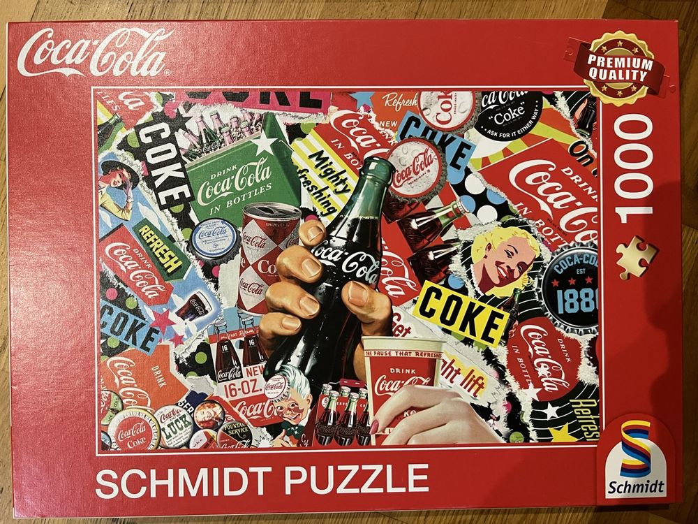 Coca Cola Puzzle 1000 Teile (Gebraucht) in Diepoldsau für CHF 6 – mit ...