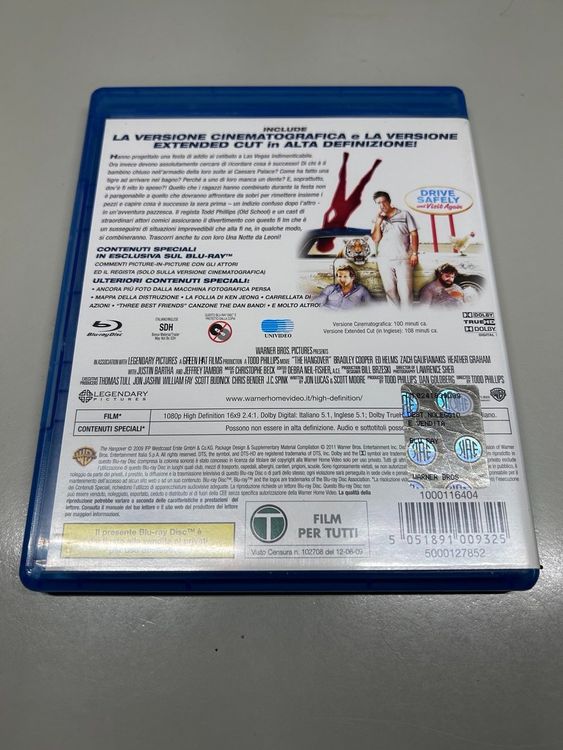 Una Notte da Leoni" (titolo originale The Hangover) Blu-Ray (Usato) a ...