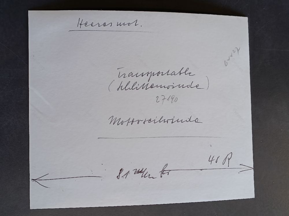 Werks Photo / Transportable Schlittenwinde Motor Seilwinde (Gebraucht ...