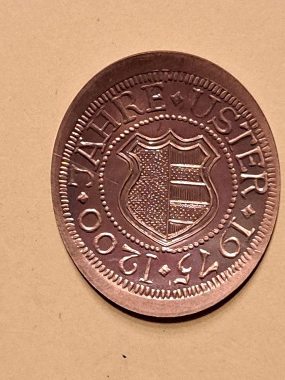 kupfermedaille 1200 Jahre Uster (Neu (gemäss Beschreibung)) in Greifensee für CHF 7 – mit ...