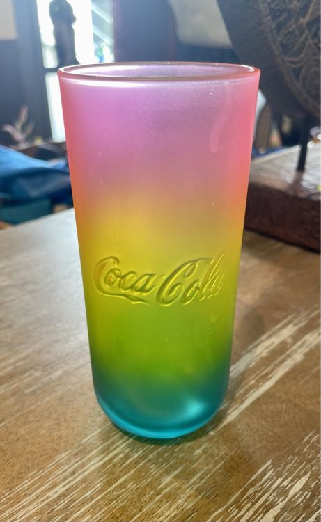 Schne Coca Cola Regenbogen Glas Fotos