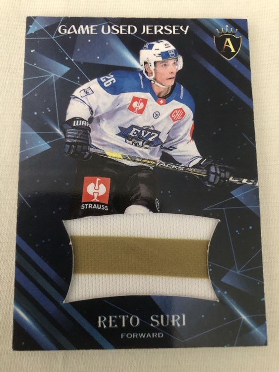 Reto Suri EVZ Jersey Hockey Card (Gebraucht) in Meierskappel für CHF 30 ...