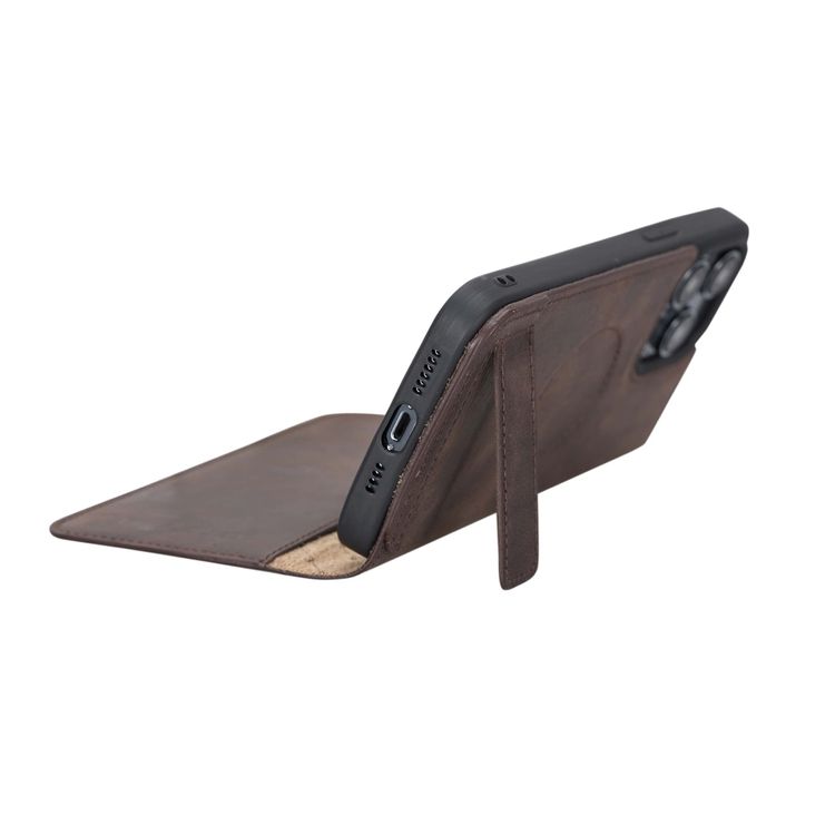 iPhone 14 Pro Max Bouletta Brooks Leder Slim Etui Braun (Neu und ...