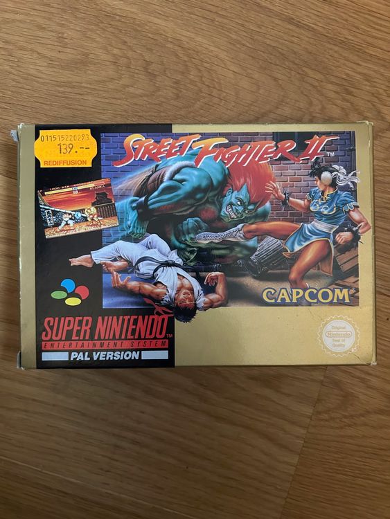 Super Nintendo SNES Capcom Street Fighter 2 von 1992 (Gebraucht) in ...