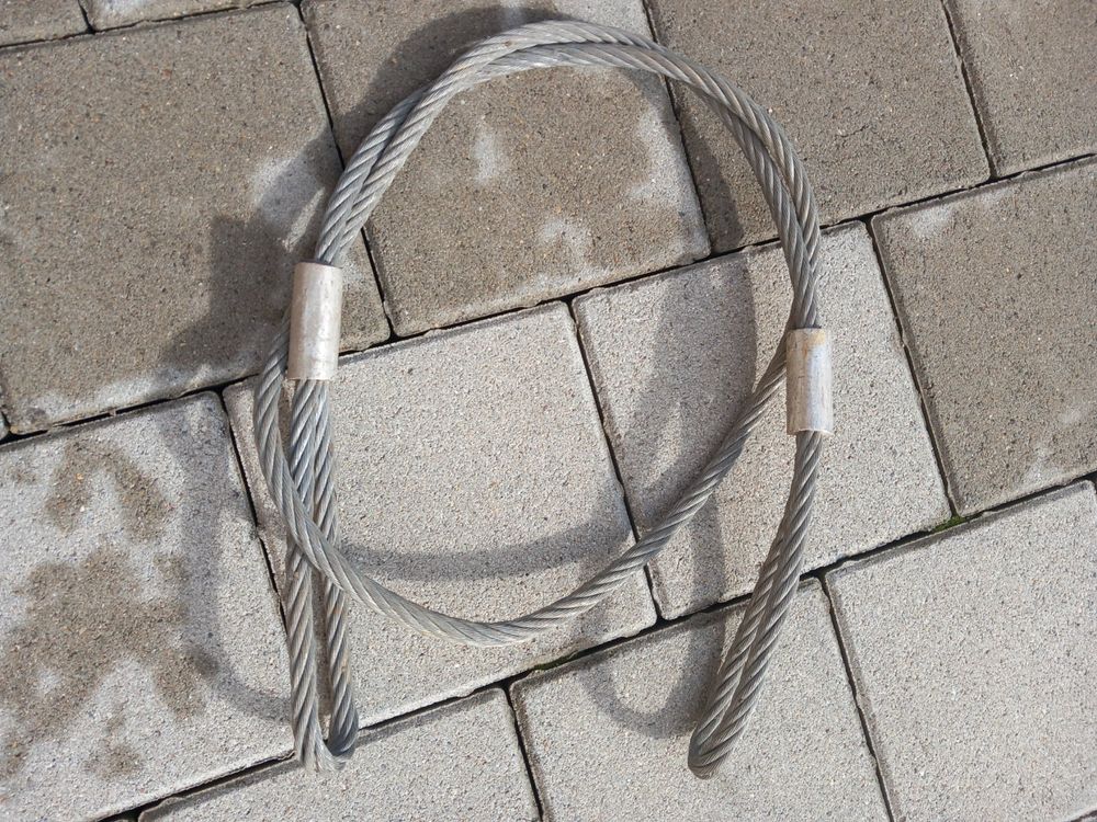 Drahtseil mit Schlaufen ca. 1,9 m | Kaufen auf Ricardo