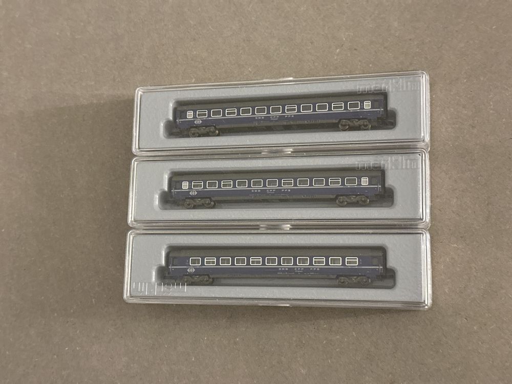 Märklin mini-club 87408 Eurofirma SBB,SNCF und DB (Neu (gemäss ...