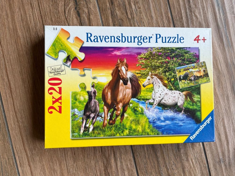 Ravensburger Pferde-Puzzle 2x20 | Kaufen auf Ricardo