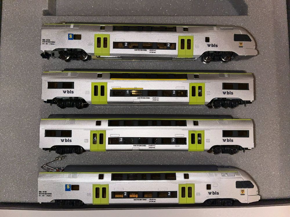 MD Trains Spur N BLS Mutz Kato Motor Messingmodell 4-teilig (Gebraucht ...