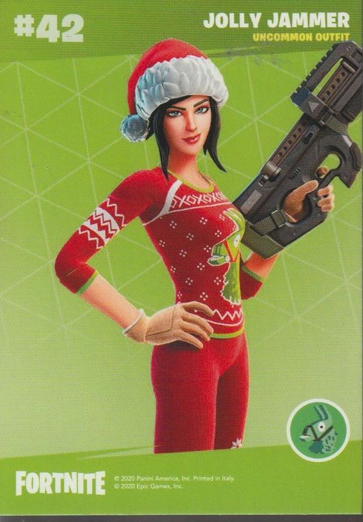 FORTNITE TRADING CARD serie 2 # 42 JOLLY JAMMER Uncommon (Neu (gemäss ...