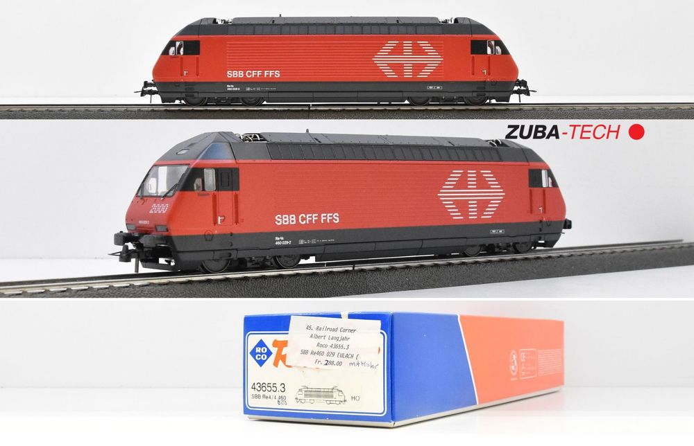 Roco 43655.3 E-Lok Re 460 SBB H0 GS Analog mit OVP (Gebraucht) in St. Gallen für CHF 111 – mit ...