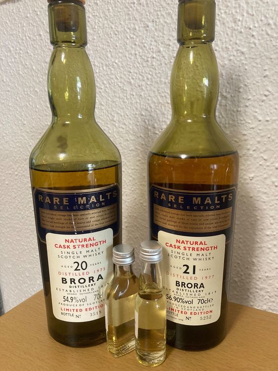Brora 2cl Whisky Sample Rare Malts 1975/1977 (Neu (gemäss Beschreibung ...