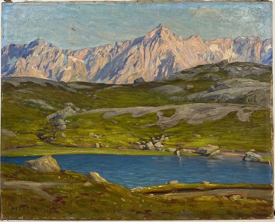 Jakob Herzog (1867-1959) Grosse Berglandsch Gemälde (Gebraucht) in Root für CHF 159 – mit ...