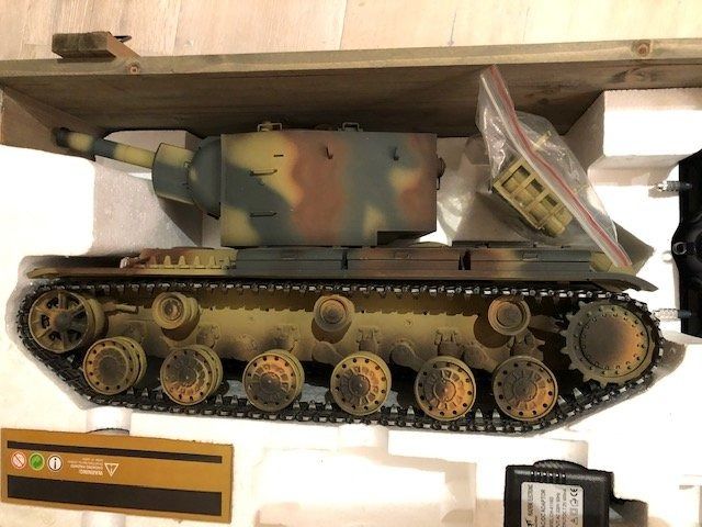 RC Panzer TORRO KV-2 754(r) Tarn Rauch BB 1:16 Metall | Kaufen auf Ricardo