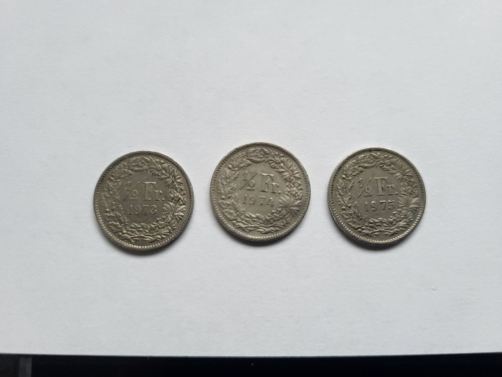 50 Rappen Silber 1973 1974 1975 | Kaufen auf Ricardo