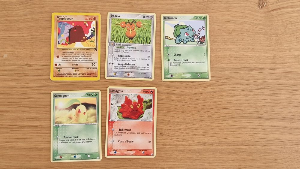 5 POKEMON CARDS FRENCH 1999-2007 | Kaufen auf Ricardo
