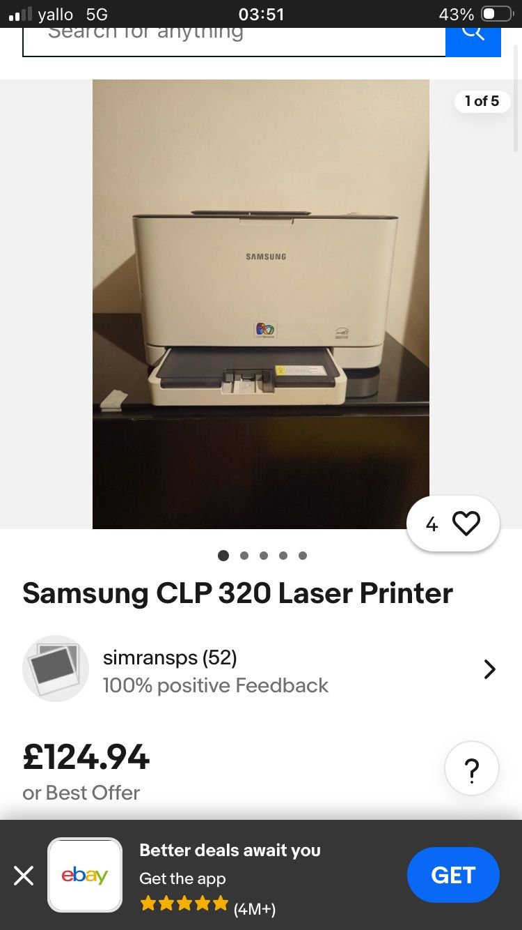 Samsung CLP-320 Farblaserdrucker - Ideal fürs Homeoffice! (Defekt) in ...