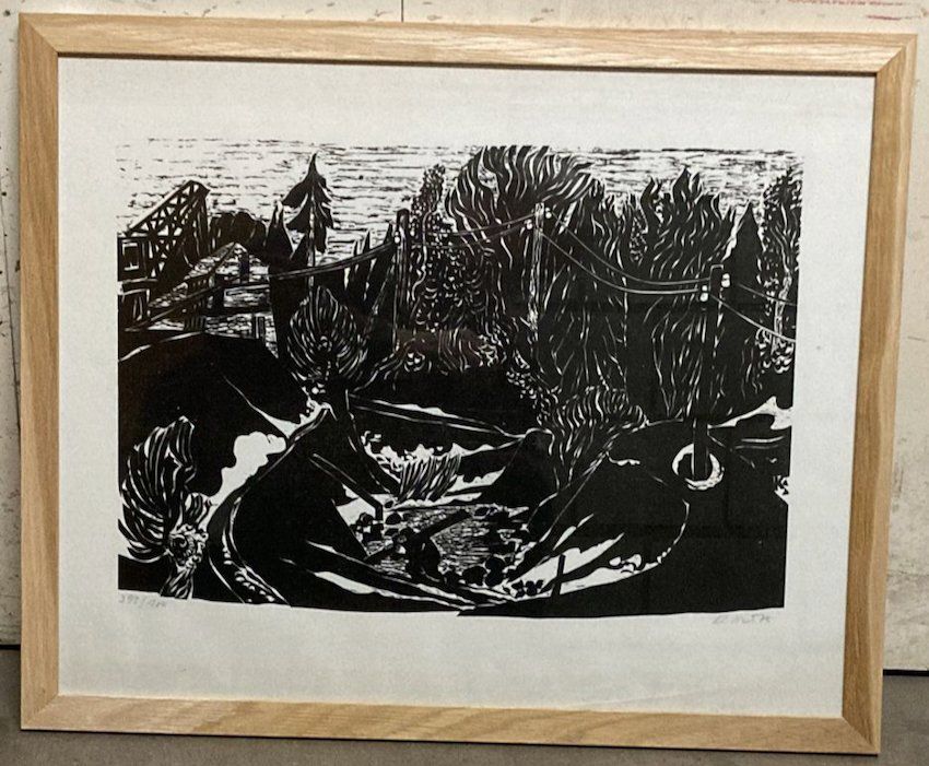 Holzschnitt handsigniert Heinz Keller (ID 7206) (Gebraucht) in Gelterfingen für CHF 45 – mit ...