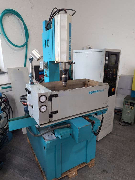 Senkerodiermaschine - Startlochbohrmaschine Agema AS 320 (Gebraucht) in Domat/ems für CHF 900 ...