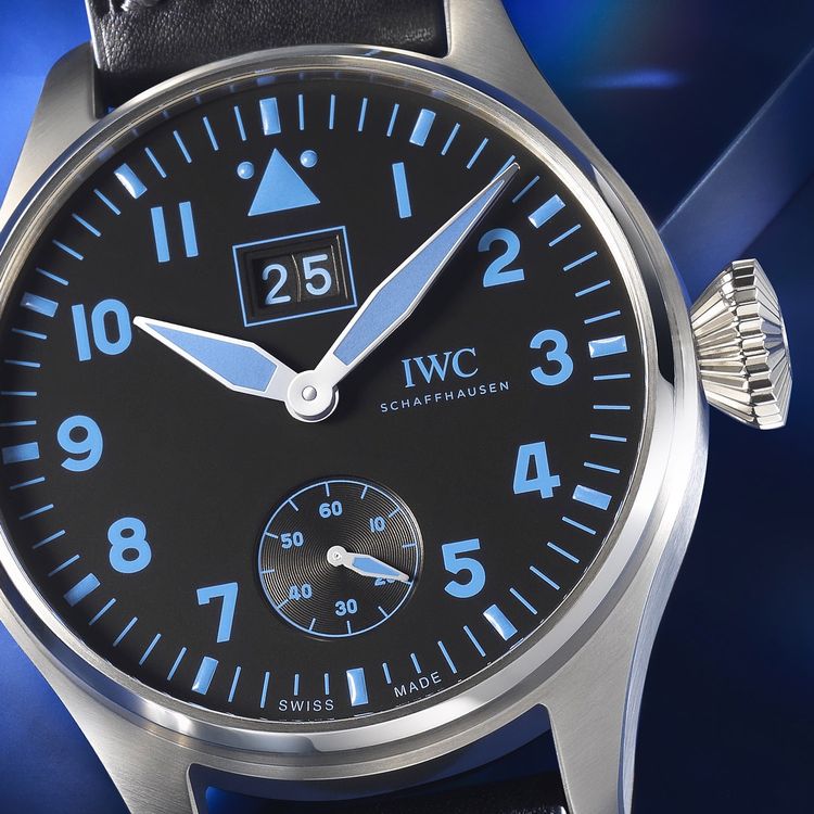 IWC BIG PILOT Big Date Bucherer Blue limited Edition (NEW) (Neu und ...