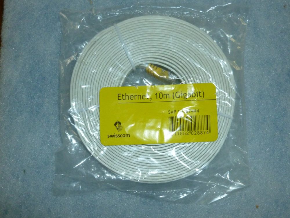 Ethernet Kabel Swisscom 10 Meter RJ45 | Kaufen auf Ricardo