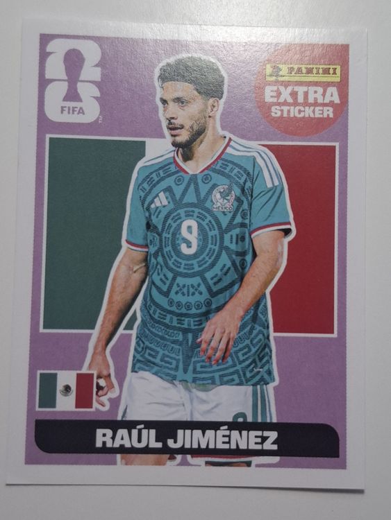 Seltene Panini FIFA Raúll Jiménez Extra Sticker 2026! (Neu (gemäss ...