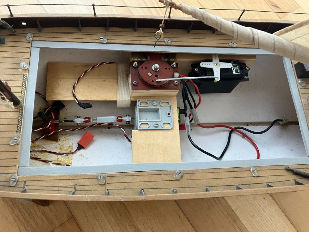 Modellschiff - Fischkutter Elke von Graupner (ca. 45 jährig) (Defekt ...