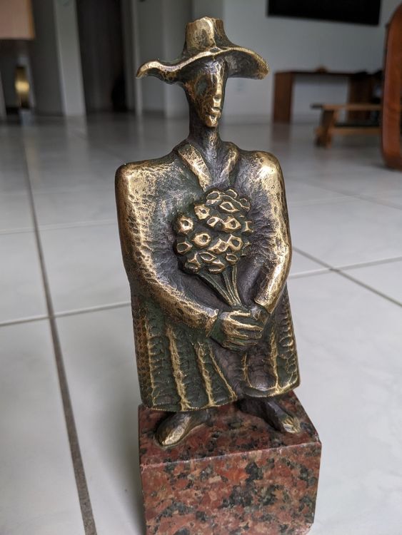 Maciej Syrek Bronzeskulptur Vintage 70 er Jahre | Kaufen auf Ricardo