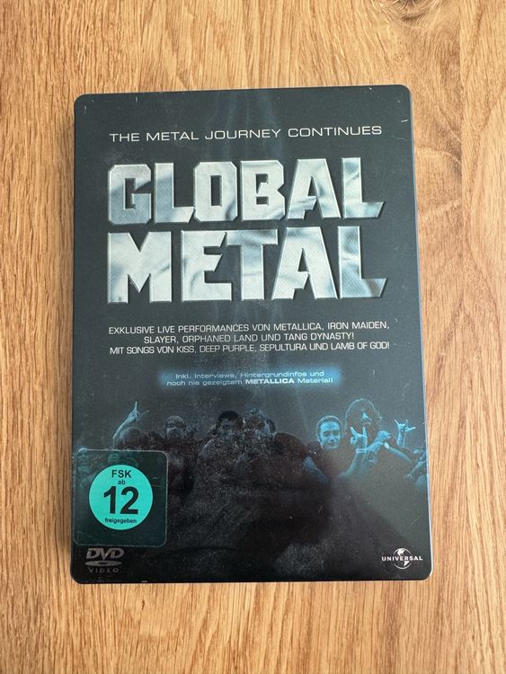 Global Metal DVD,Steelbook Doku, Metallica, Iron Maiden uvm. (Gebraucht ...