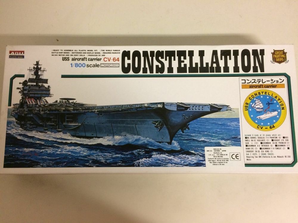plastic model kit scale 1:800 ARII A117-1200 CV64 CONSTELLA (Neu und ...