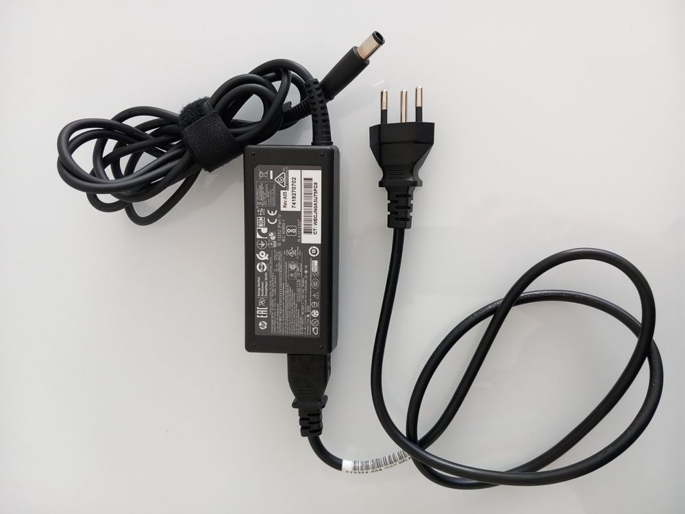 Netzkabel / Stromladekabel mit Rundstecker für HP Laptop /PC | Kaufen ...