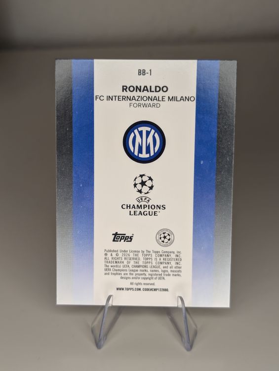 Ronaldo R9 Inter Mailand Topps Flagship (Neu (gemäss Beschreibung)) in ...