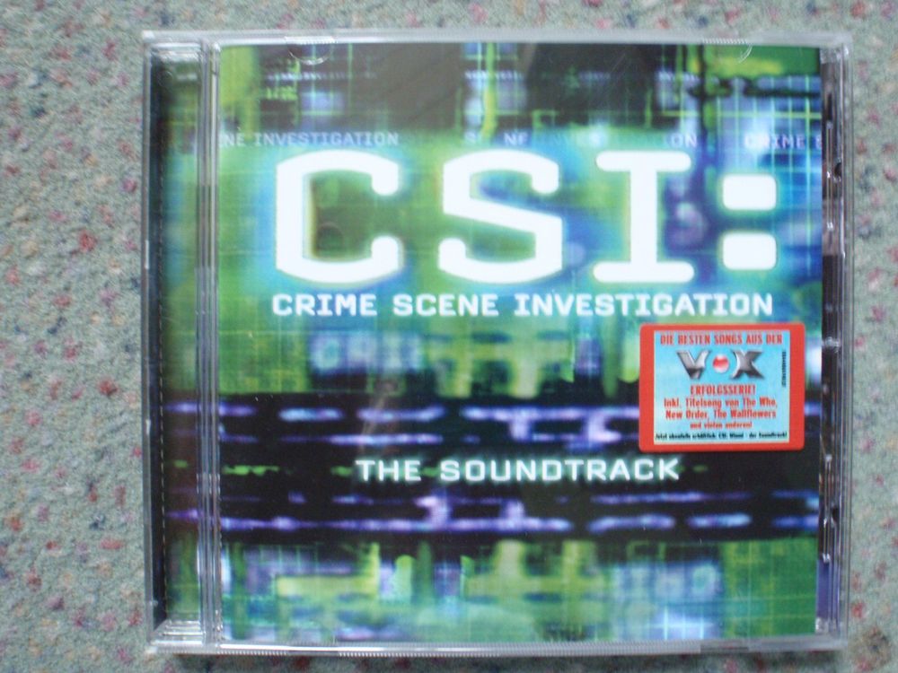 CSI The soundtrack. (Gebraucht) in Ganterschwil für CHF 1 – mit ...