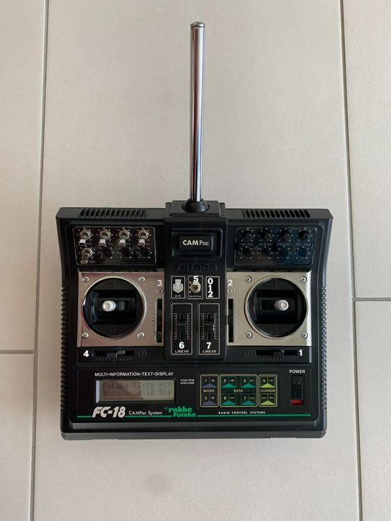 Futaba FC-18 Fernsteuerung inkl. 2 Empfänger PCM 40MHz (Gebraucht) in ...