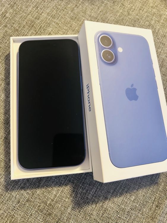 Apple iPhone 16 128GB Ultramarine –Garantie -Neu -Unbenutzt (Neu und ...