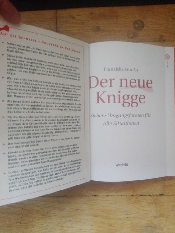 Der neue Knigge - Sichere Umgangsformen für alle Situationen (Gebraucht ...