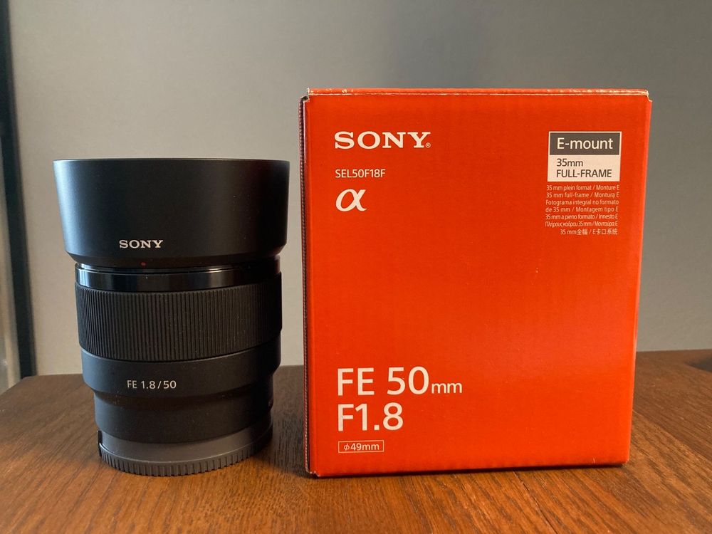 SONY FE 50mm F1.8 E-mount lens (Gebraucht) in Naters für CHF 160 – mit Lieferung auf Ricardo kaufen