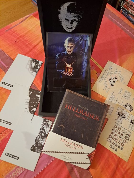 HELLRAISER TRILOGY *UNCUT* (Boxset aus Holz, Mediabook) (Gebraucht) in ...