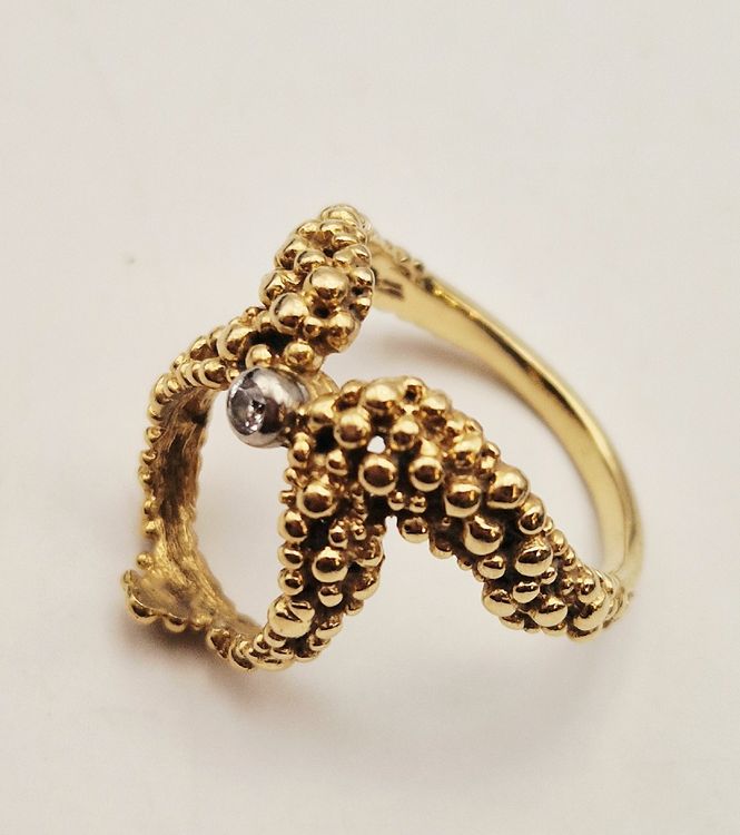 Bague Gilbert Albert – Or 18 k diamant et 7 pierres (Gebraucht) in ...