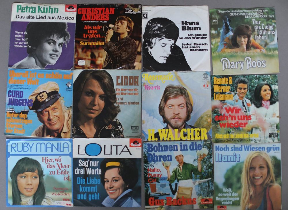 20 Singles Deutscher Schlager, 60er/70er Jahre (Gebraucht) in Biel/Bienne für CHF 10 – mit ...