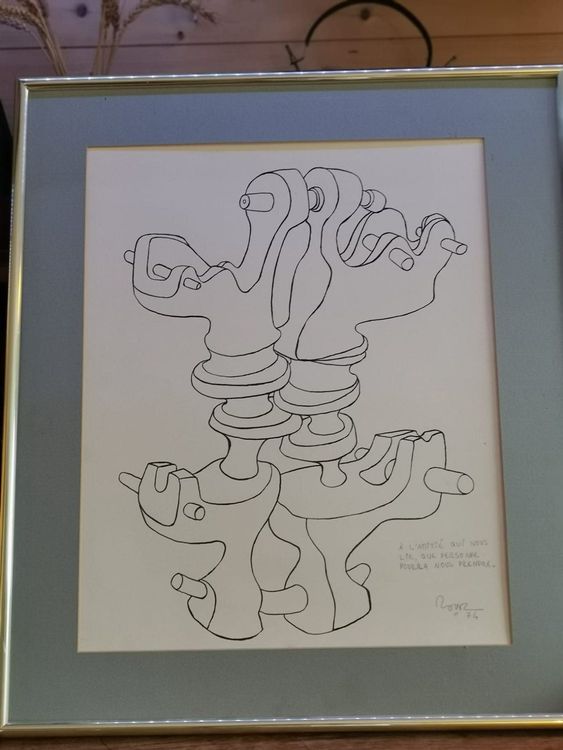 Gemalde / Dessin Albert Rouiller 1974 (Gebraucht) in Vesenaz für CHF ...