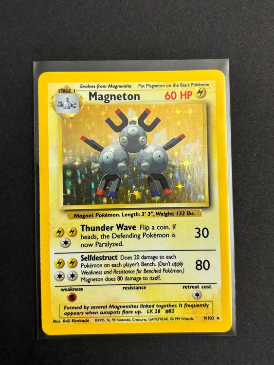 Magneton Holo 9/102 Pokemon Base Set LP (Gebraucht) in Adliswil für CHF ...