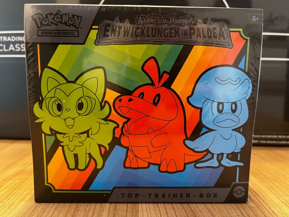 Pokémon Top Trainer Box Entwicklungen in Paldea DE OVP (Neu und originalverpackt) in Chur für ...