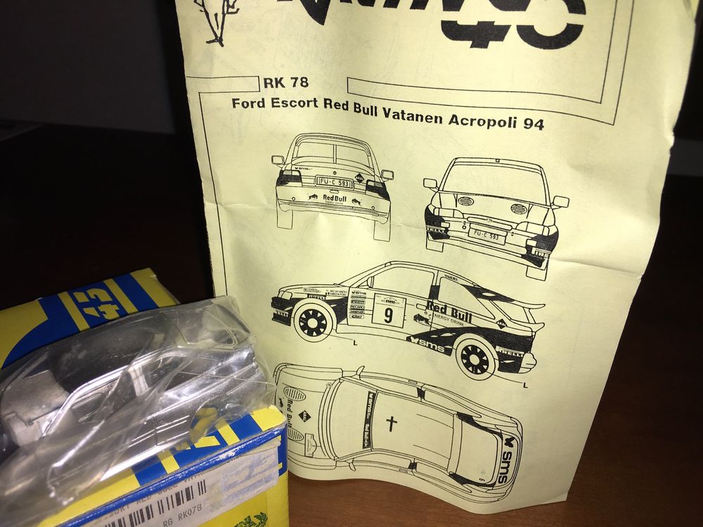 Ford Escort Cosworth RED BULL Acropolis 1994 - 1/43 Racing43 (Neu ...