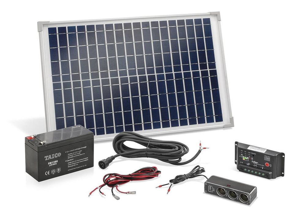 Esotec Solar Inselanlage 20 Watt mit Akku Mehrfachsteckdose | Kaufen ...